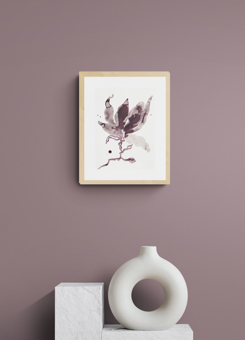 Magnolia No. 53 : Original Ink Painting by Elizabeth Becker | Wescover ...