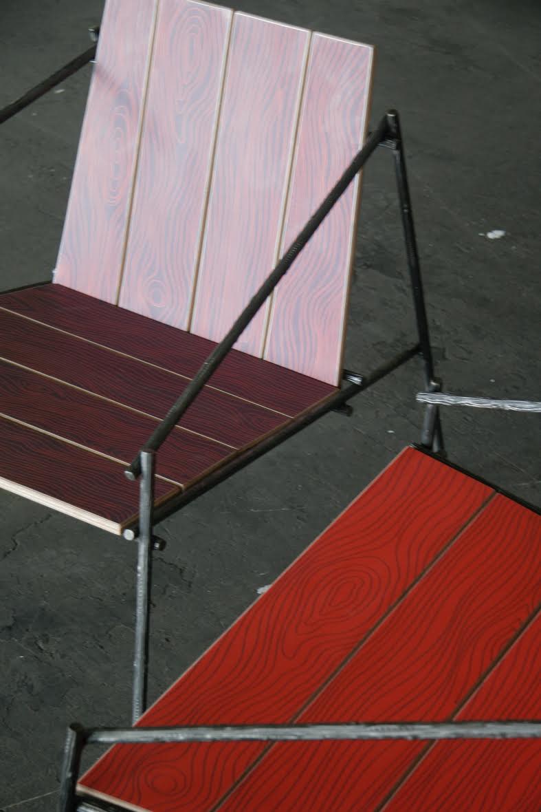 Rietveld Rustic Chairs by CP Lighting at Independent Lodging Congress ...