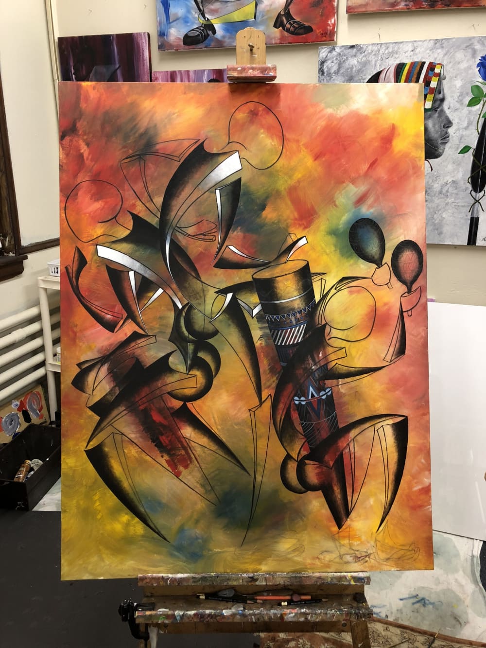 Mdundiko by Mwenye painter | Wescover Paintings