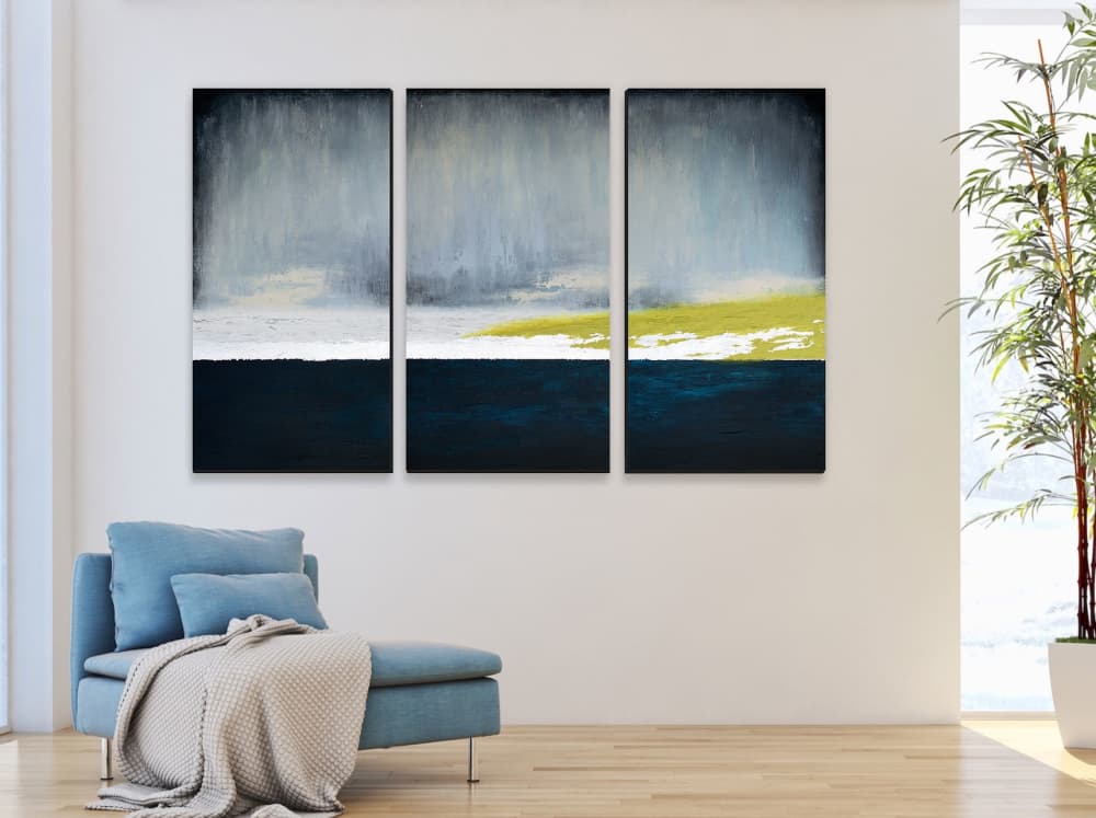 Reverence - Triptych by Alyson Storms | Wescover Paintings