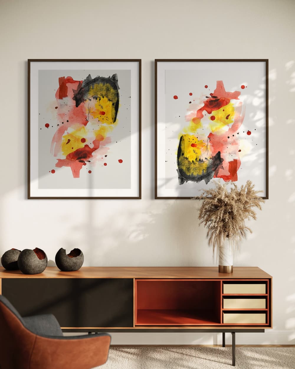 Emotions of the heart paper print by HEIDY GONZALEZ - GONZALEZ ART ...