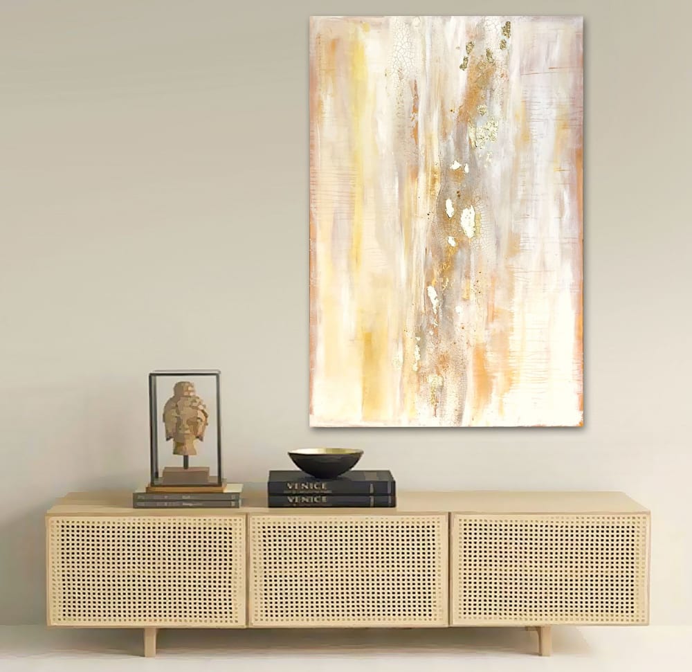'SAHARA' original abstract painting by Linnea Heide by Linnea Heide ...
