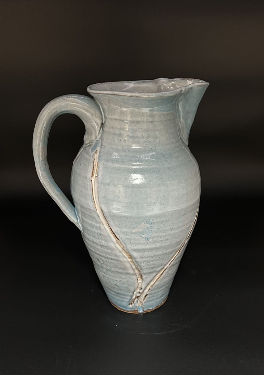 Blue Pitcher by Sheila Blunt | Wescover Vessels & Containers