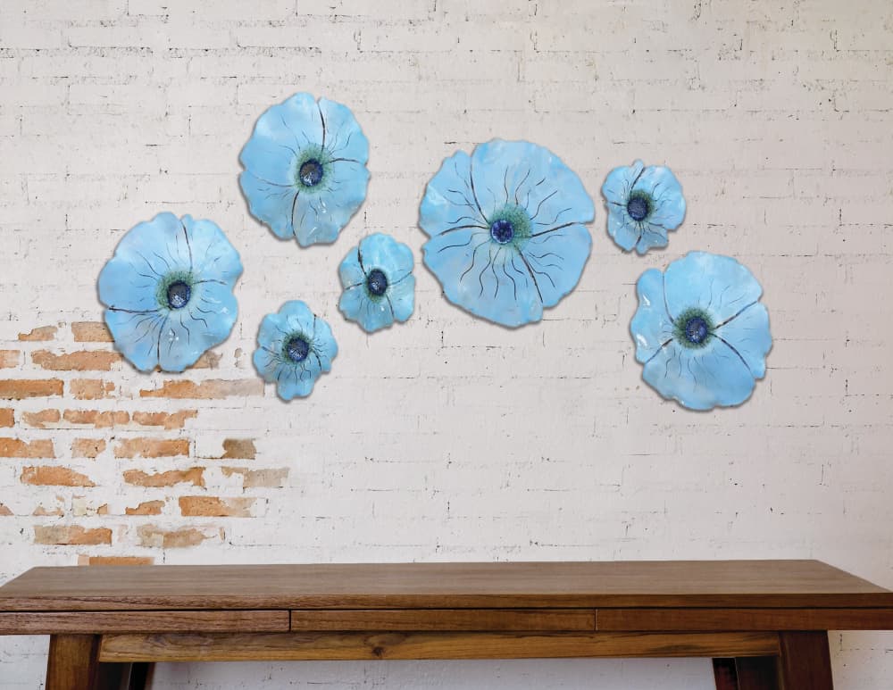 Floral Ceramic Installation by Amy Meya | Wescover Sculptures