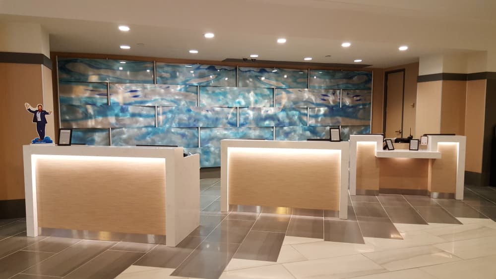 Hotel Lobby by Nisha Tailor Interior Design at Pittsburgh, Pennsylvania ...