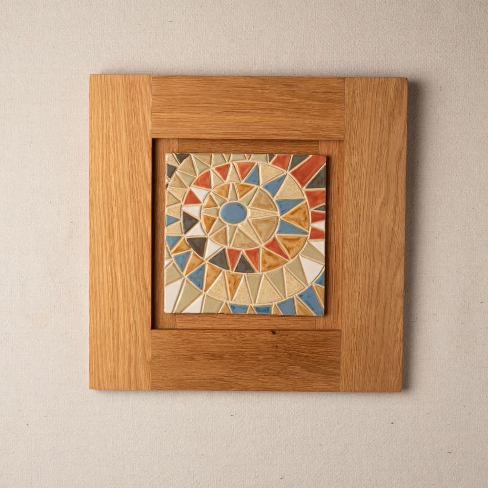 Desert Sun in White Oak Frame - No. 2 by Clare and Romy Studio ...