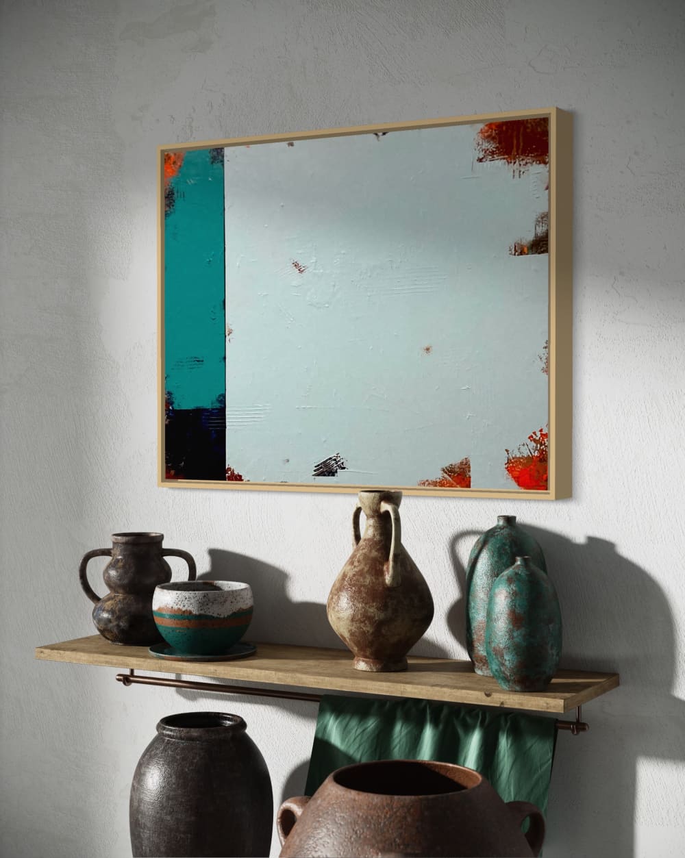 Tidal Pools 24x30 original on wood by JD Logan Fine Art | Wescover ...