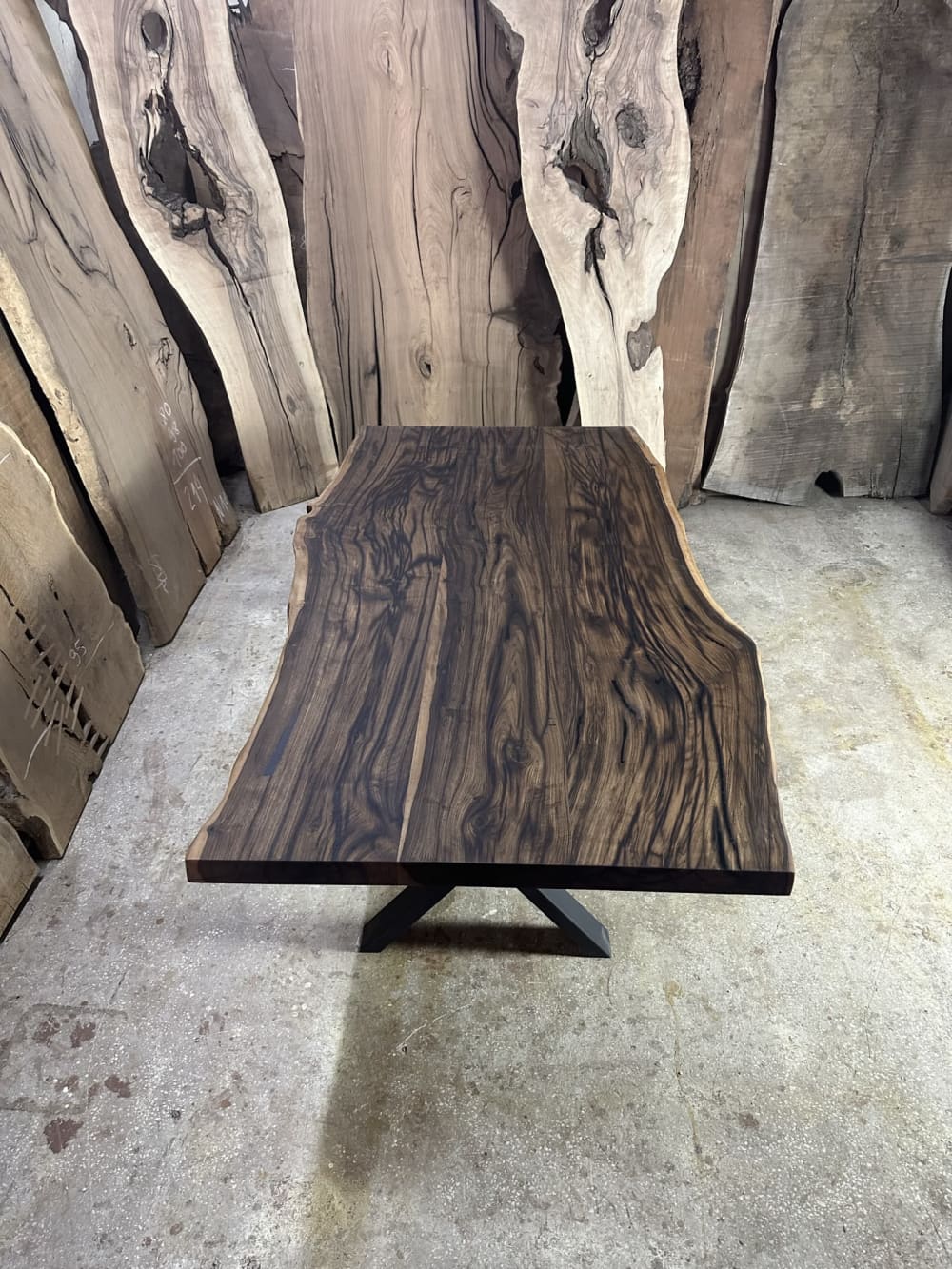 Walnut Table Top, Live Edge Dining Table, Walnut Dining Room by ...