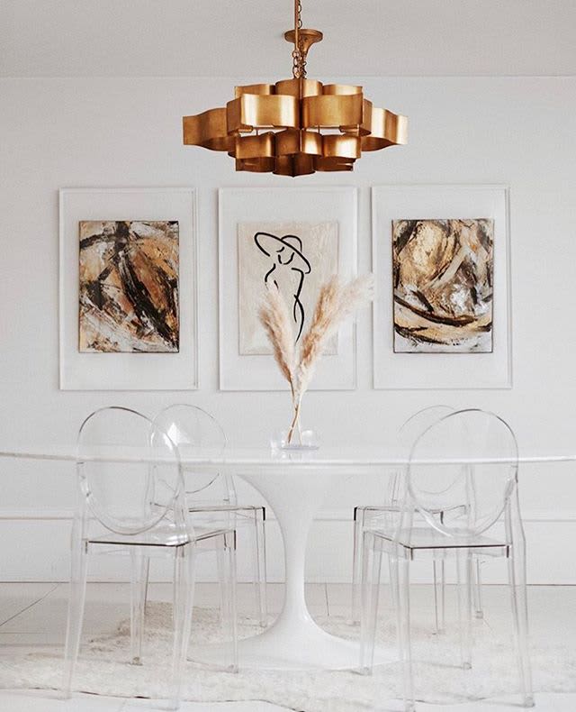 Sombre Nights I & II, Joostema in Pearls (Middle Painting) by Nik ...