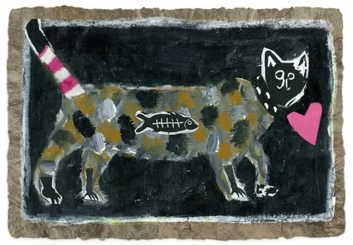Cat Heart by Pam (Pamela) Smilow | Wescover Prints