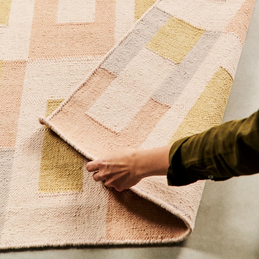 Aari Handwoven Geometric Modern Flat-weave Rug by Studio Variously ...