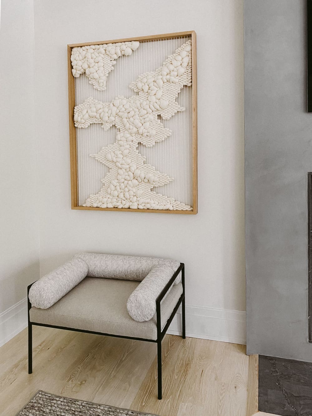 Wood Framed Woven Diptych by FIBROUS | Wescover Wall Hangings