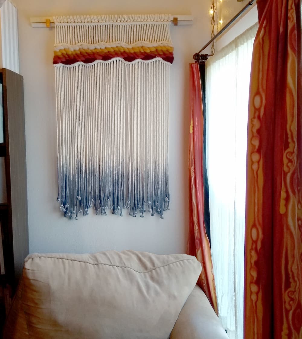 Merredith, Custom Macrame Wall Hanging by Q Wollock | Wescover Wall ...