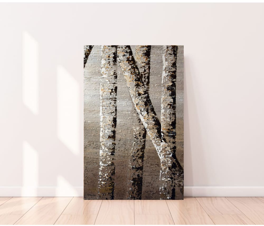 Birch Trees II by DANIELA PASQUALINI | Wescover Paintings