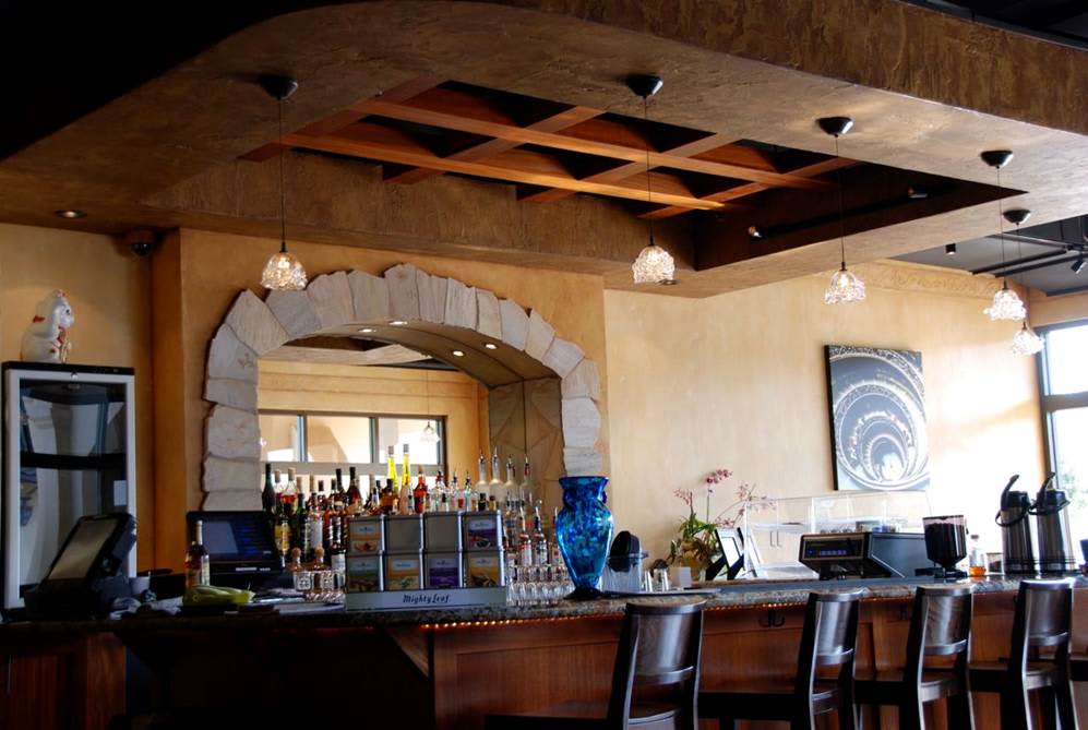 restaurant by Rick Strini. STRINI ART GLASS at Wailea Beach, Kihei ...