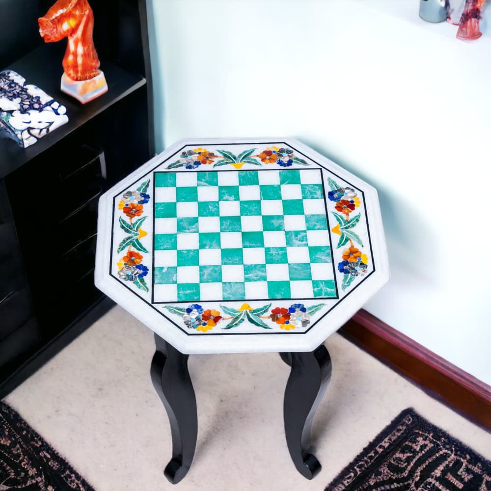 Handmade chess table, Luxury chess table, Marble chess table by ...