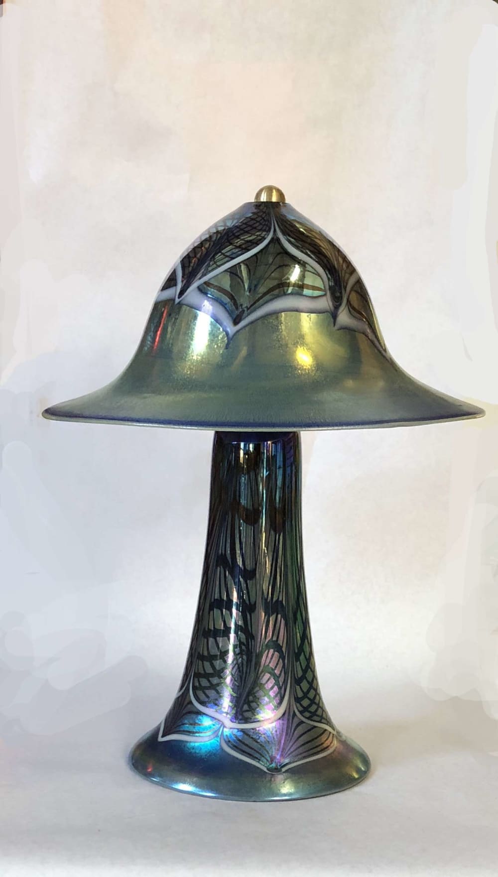 Blue Luster Table Lamp by Rick Strini | Wescover Lamps