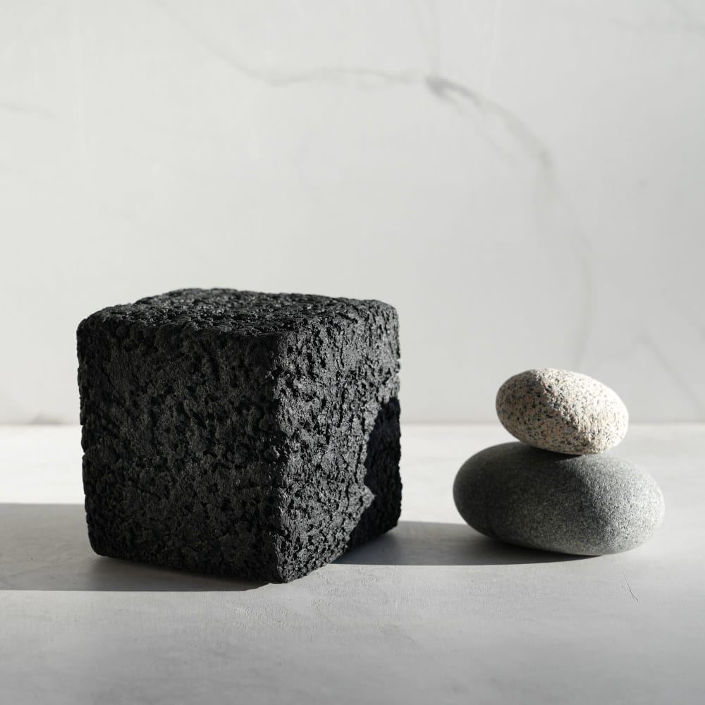 The Small Black Cube Sculpture by Carolyn Powers Designs | Wescover ...