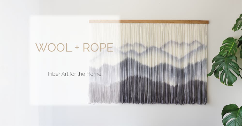 WOOL + ROPE - Wall Hangings and Art | Wescover