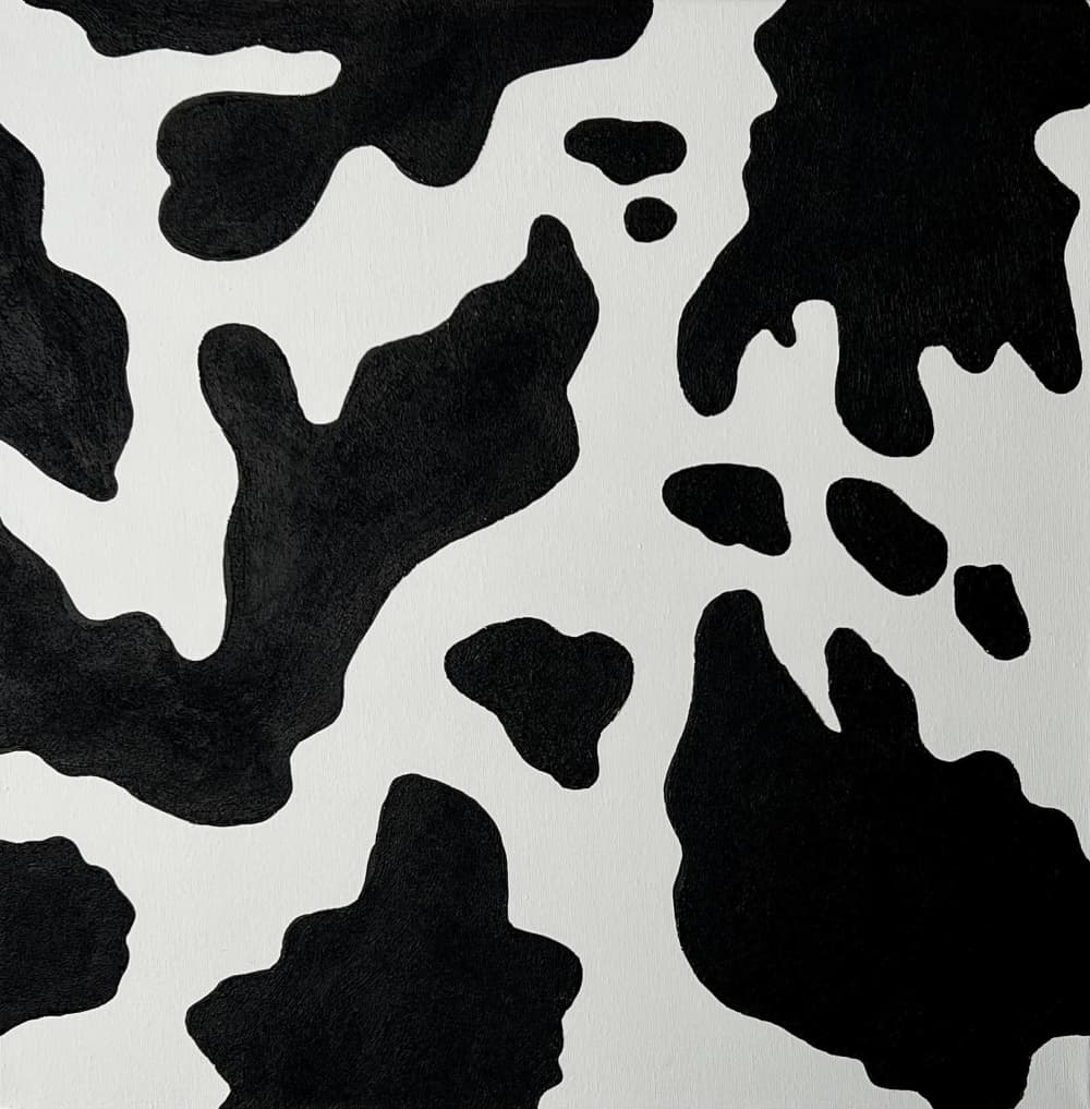 Cow Pattern by IRENA TONE | Wescover Mixed Media