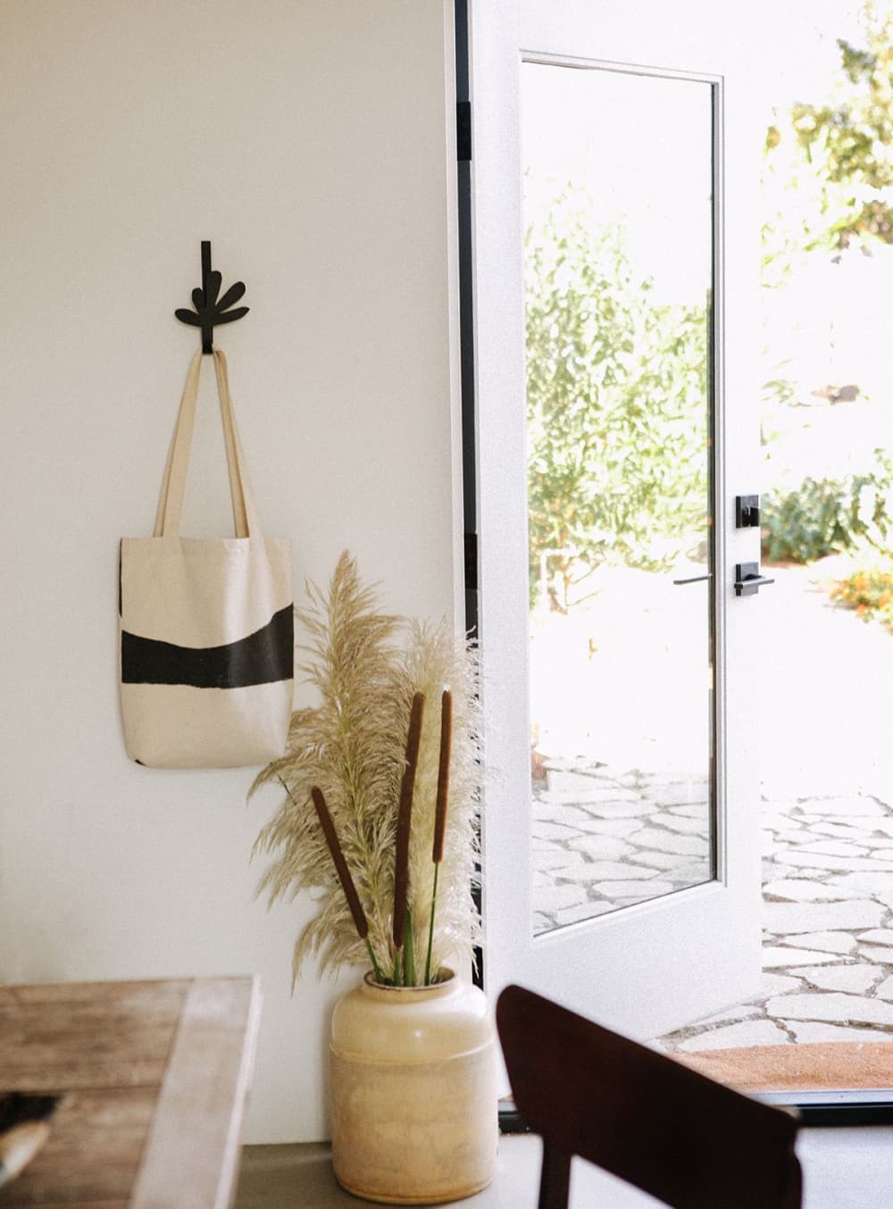 Flora - Black | Wall Hook by Upton | Wescover Hardware