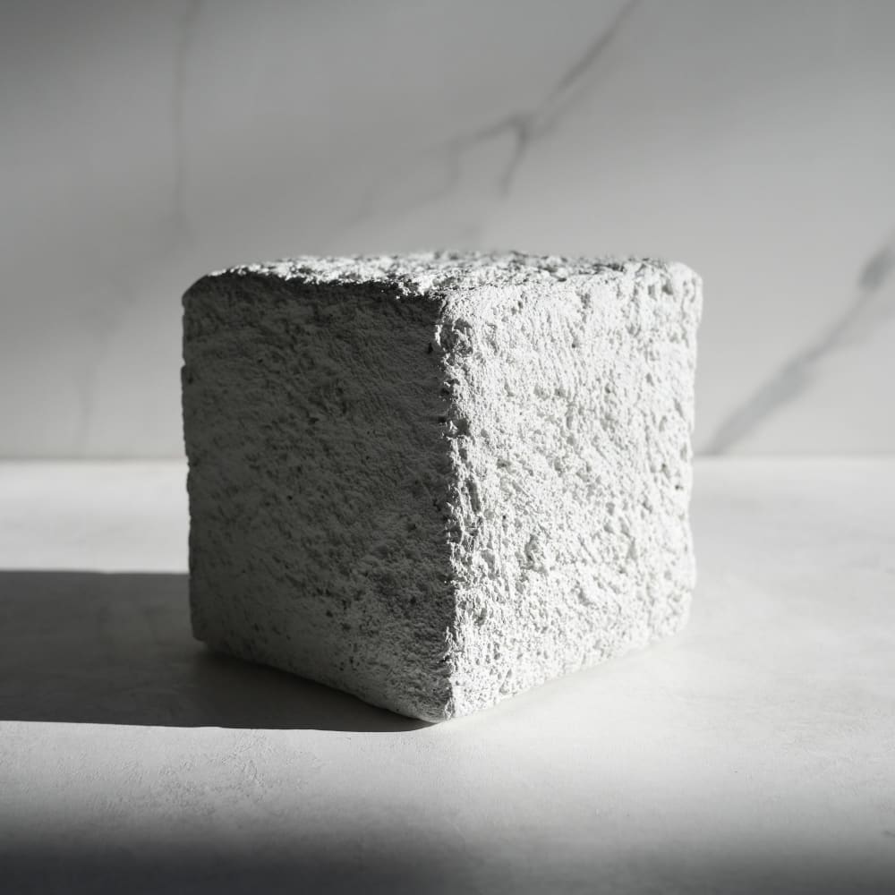 The Small White Cube Sculpture by Carolyn Powers Designs | Wescover ...