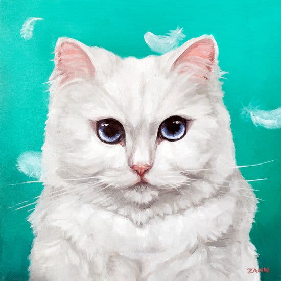 Kitten Mischief by Paws By Zann Pet Portraits | Wescover Paintings