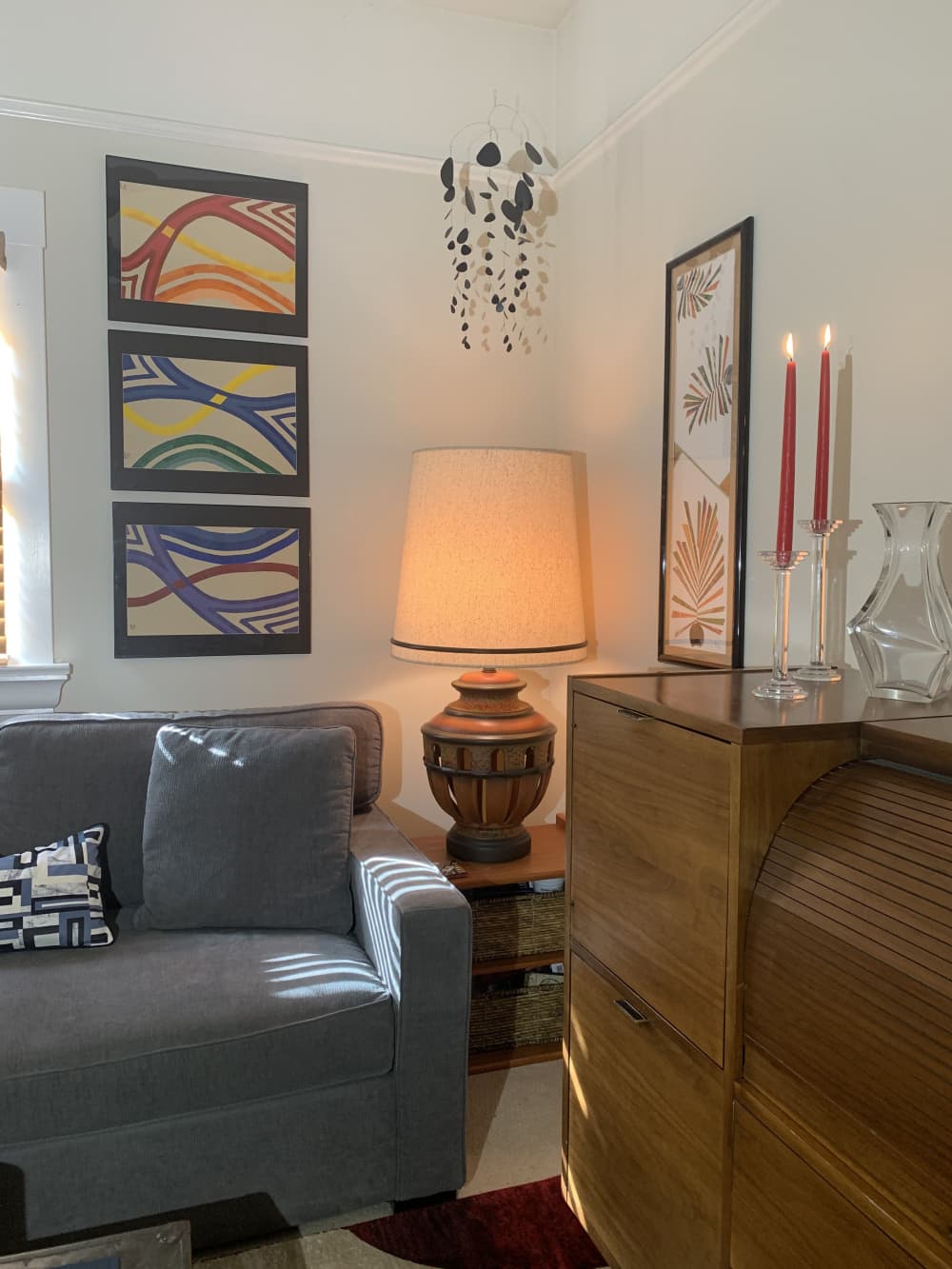 'Around the Wheel' - Abstract Collage Triptych by Bent Street Collage ...