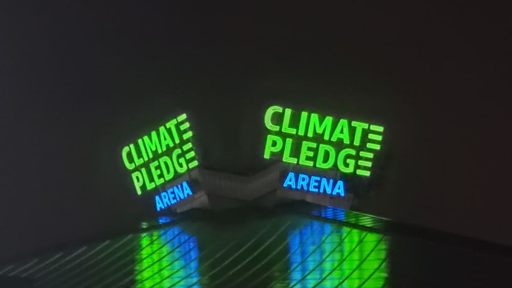 Climate Pledge Arena by Jones Sign Company at Climate Pledge Arena ...