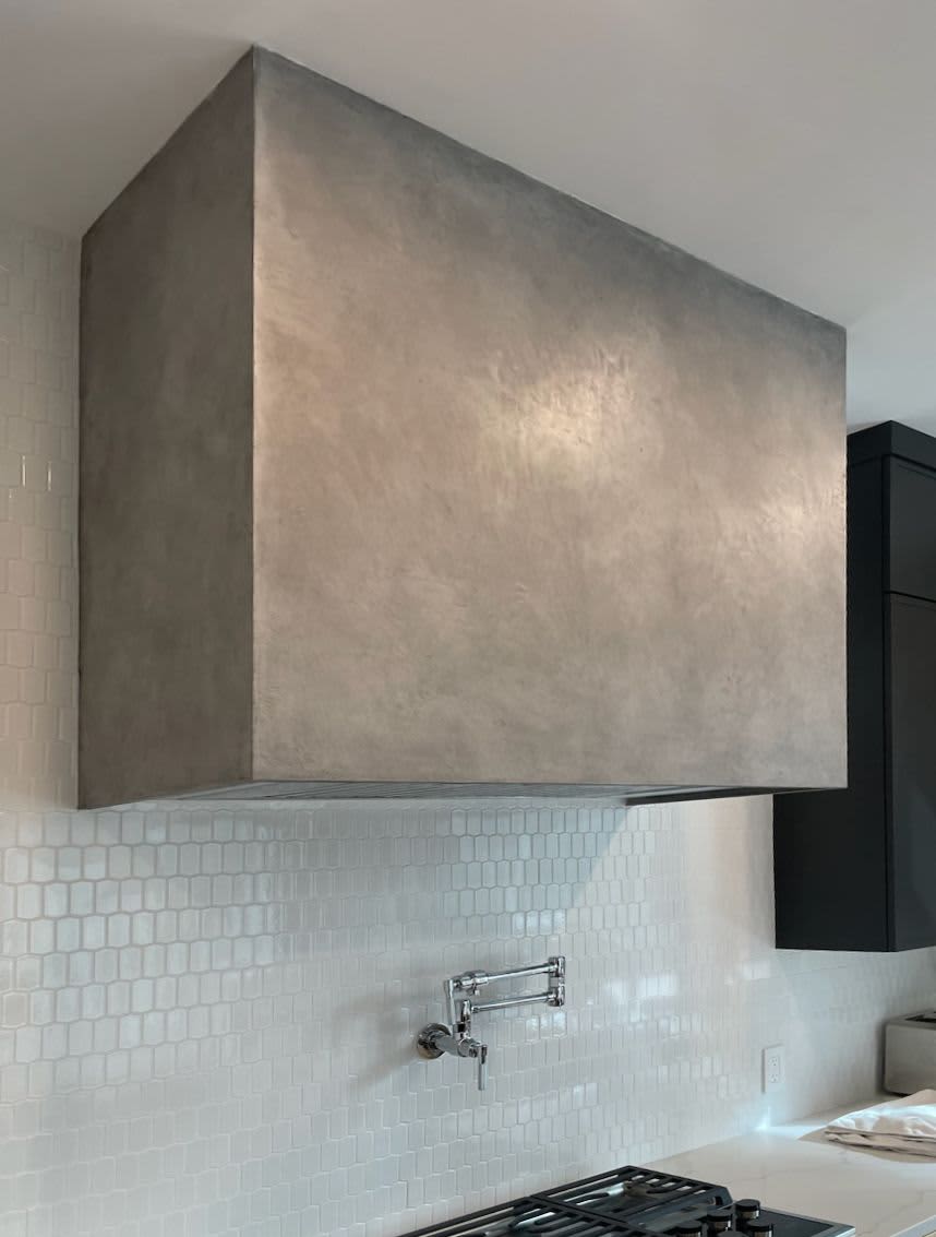 Plaster Range Hood by Kelly L Walker | Wescover Wall Treatments