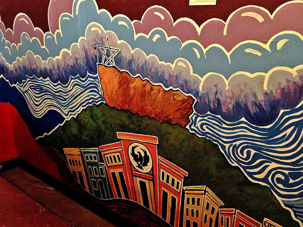 Lobby/Seating Area Mural at Crowfoot Valley Coffee & CrowBar by ...