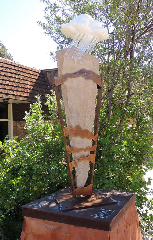 "Sandstorm" by Justin Deister | Wescover Public Sculptures