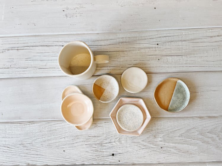 Checkered Mug by Bridget Dorr | Wescover Drinkware