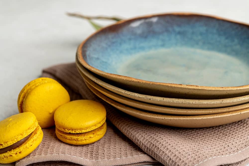 Pottery Dinnerware Salad Plate Set by ShellyClayspot | Wescover Dinnerware