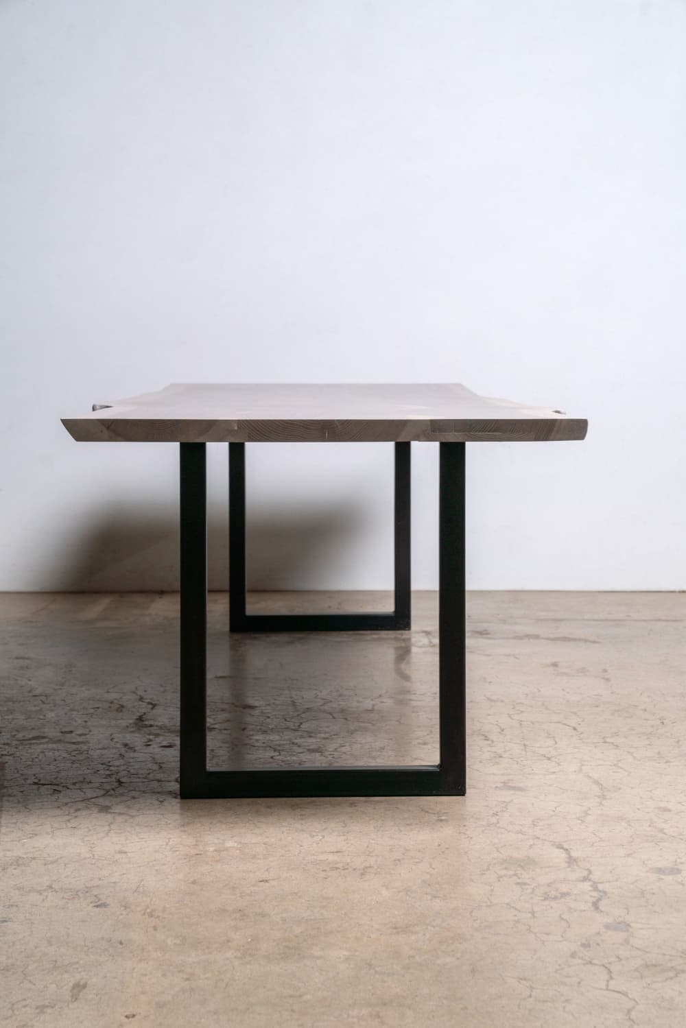 Sunrise Table | Modern Dining Table in White Oak with a Grey by Alabama ...