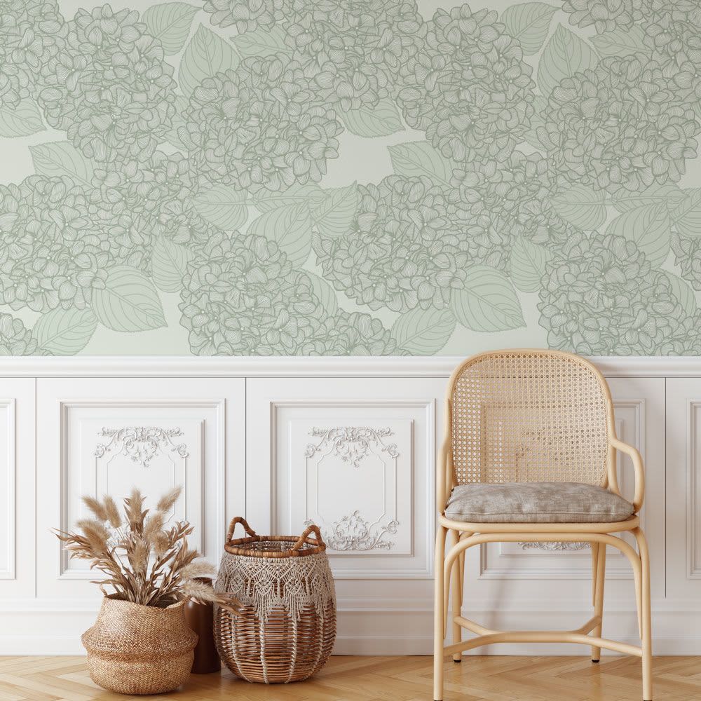 Hydra Bloom Wallpaper by Patricia Braune | Wescover Wall Treatments