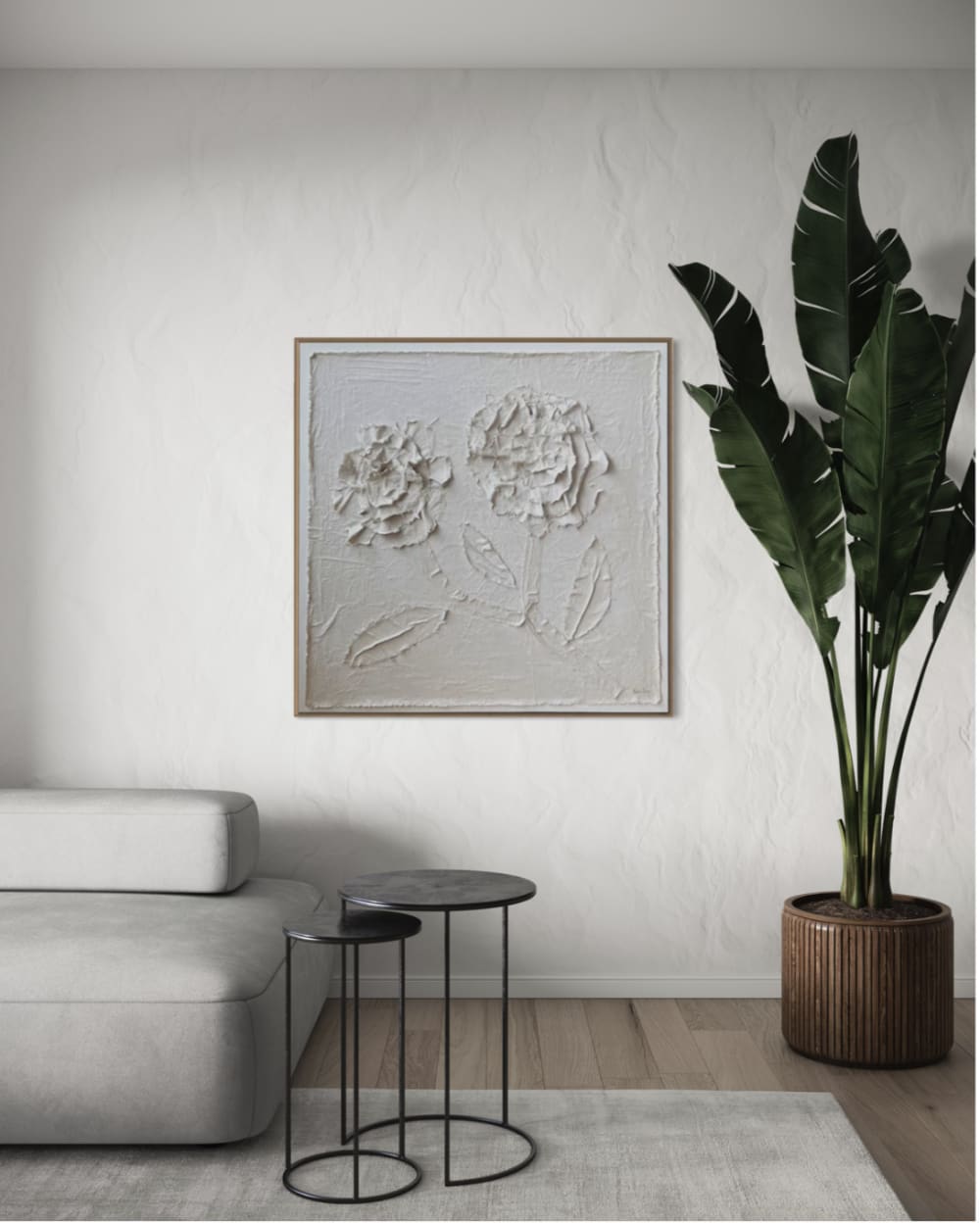 Flower Power FP4848 D by Michael Denny Art, LLC | Wescover Mixed Media