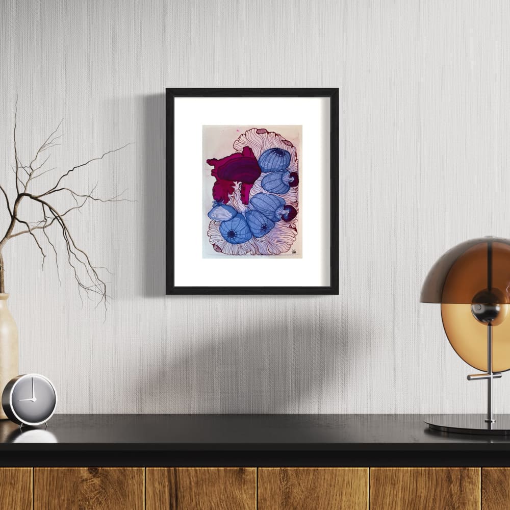 Crone - Original Ink Painting by Kelly Watson | Wescover Paintings