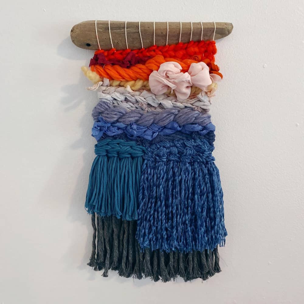 Small Ombre Organic Weaving by Gabrielle Mitchell Studio | Wescover ...