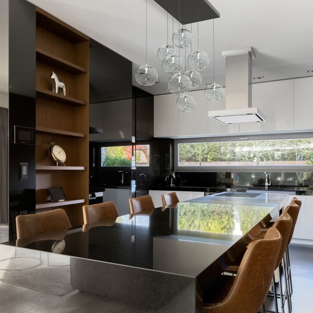 Modern Glass Bellagio Globes Custom Chandelier. Foyer, Entry by Galilee ...