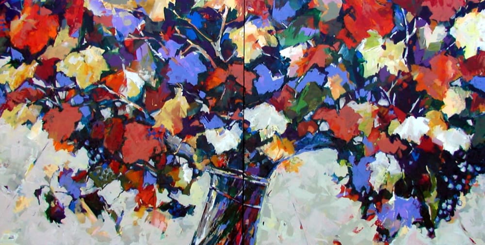 Autumn Abundance by Joanne Beaule Ruggles | Wescover Paintings