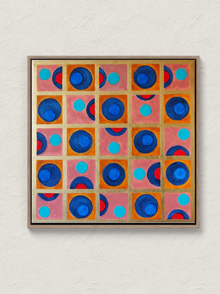 Abstract midcentury modern painting minimalist mcm painting by Serge ...