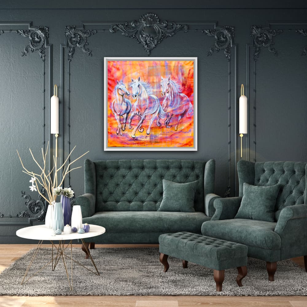 Flying High by Shazia Imran at Dubai, Dubai | Wescover Paintings