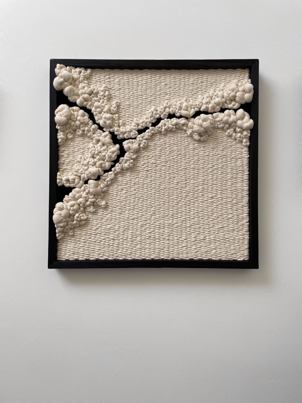 Woven wall art frame (Gorge 003) by Elle Collins | Wescover Wall Hangings