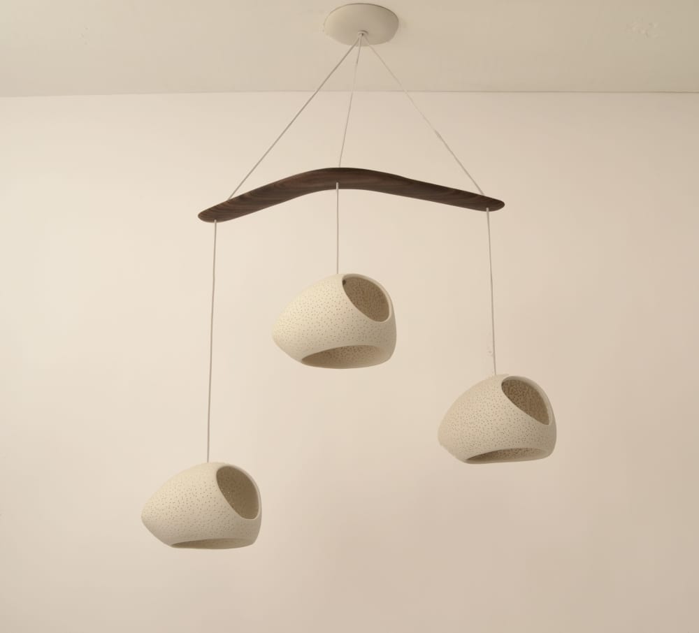Claylight Double Cut Boomerang by lightexture | Wescover Chandeliers