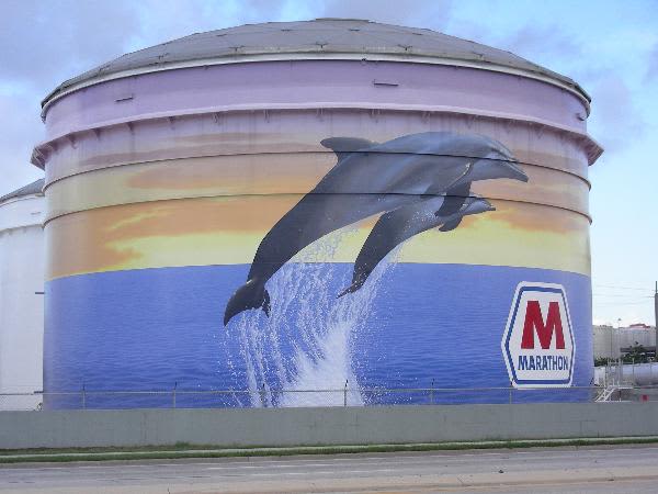 Marathon Oil Mural by Eric Henn | Wescover Street Murals