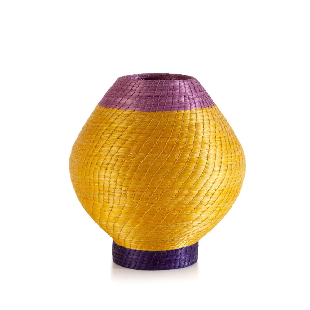 colorblock halo vase marigold by Charlie Sprout | Wescover Planters & Vases