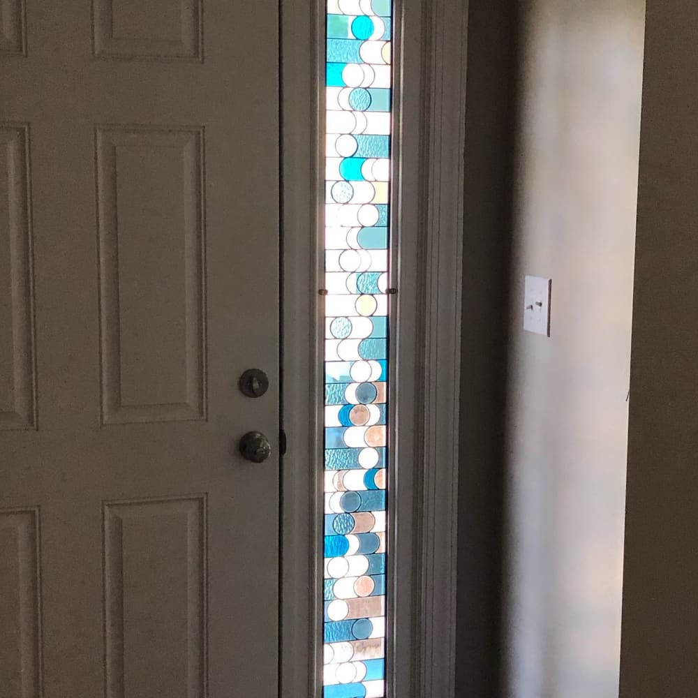 Courso Sidelight Window by Bespoke Glass | Wescover Art
