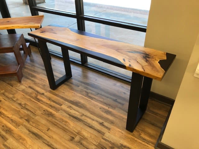 Reverse River Console Table by Peach State Sawyer Services at Rustic ...