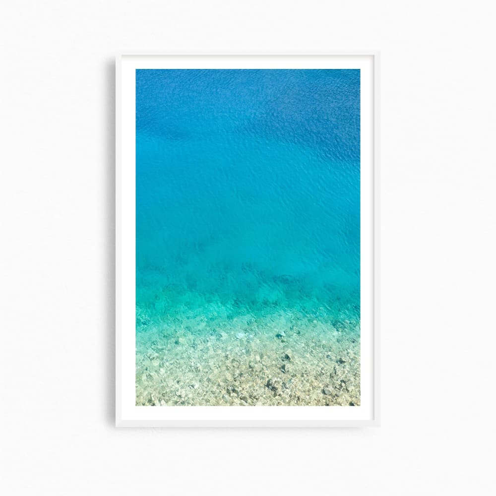 Calming ocean wall art, 'Foki Beach Colors' photograph by PappasBland ...